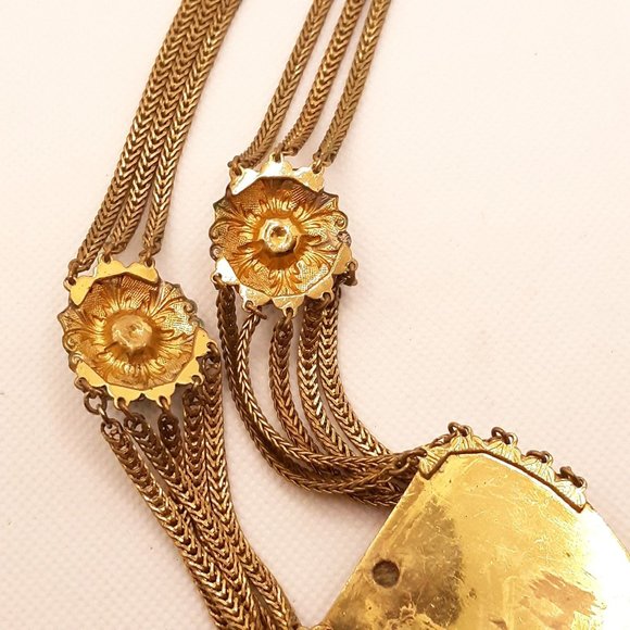 Walter Lampl | Jewelry | Vintage Walter Lampl Cinnabar Turquoise Gold ...